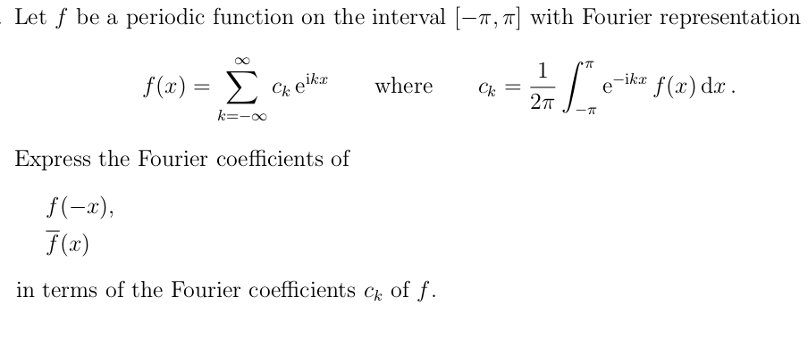 Make a code in python to solve the complex fourier | Chegg.com