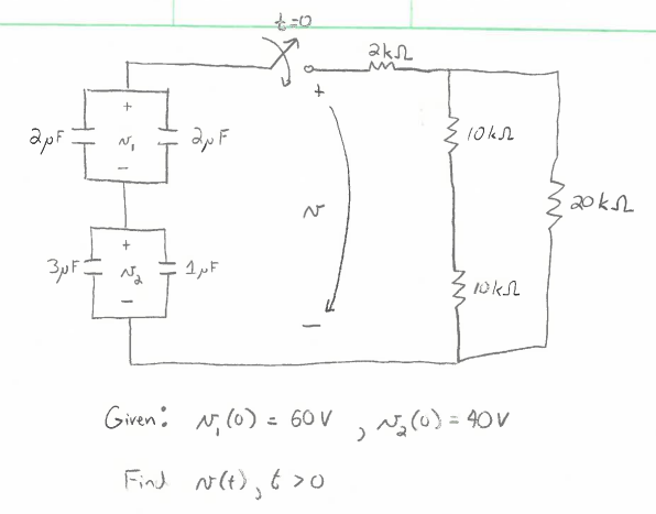 Solved 2h L + PH apF Tw, т° Elokh s okoh + 3 uF - No - 1 uF | Chegg.com