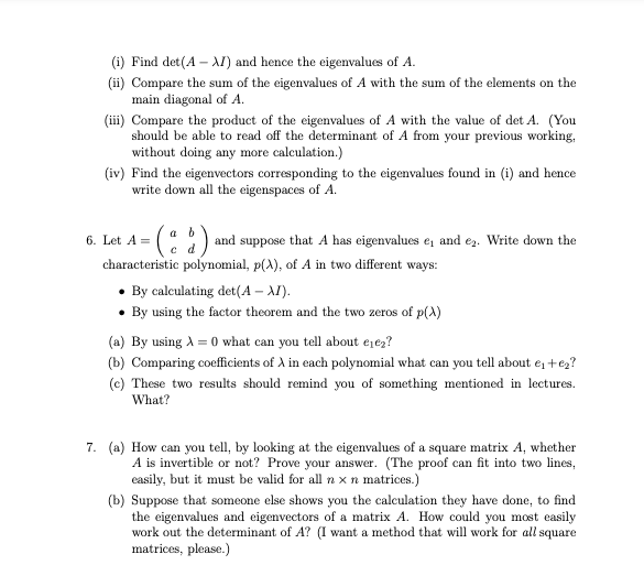 Solved Department of Mathematics and Applied Mathematics | Chegg.com
