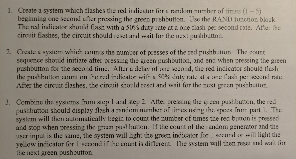 I do not understand how to program this system, help | Chegg.com
