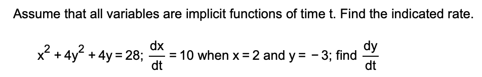 Solved Assume that all variables are implicit functions of | Chegg.com