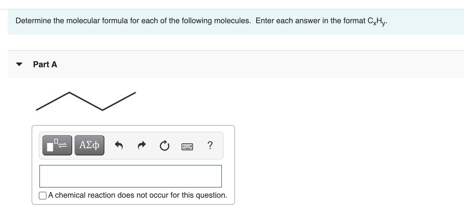 Solved Determine the molecular formula for each of the | Chegg.com