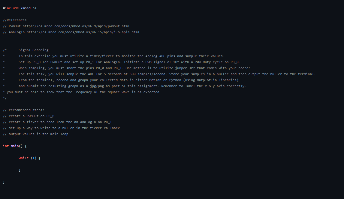 Solved For this question, I need to experiment with the ADC | Chegg.com