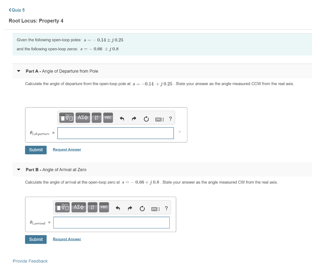 Solved Given the following open loop poles: | Chegg.com
