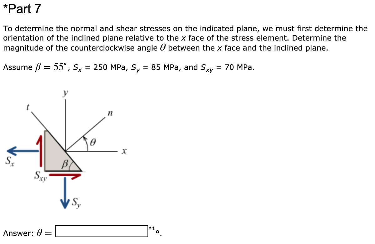 Solved *Part 1 Correct Consider a point in a structural | Chegg.com