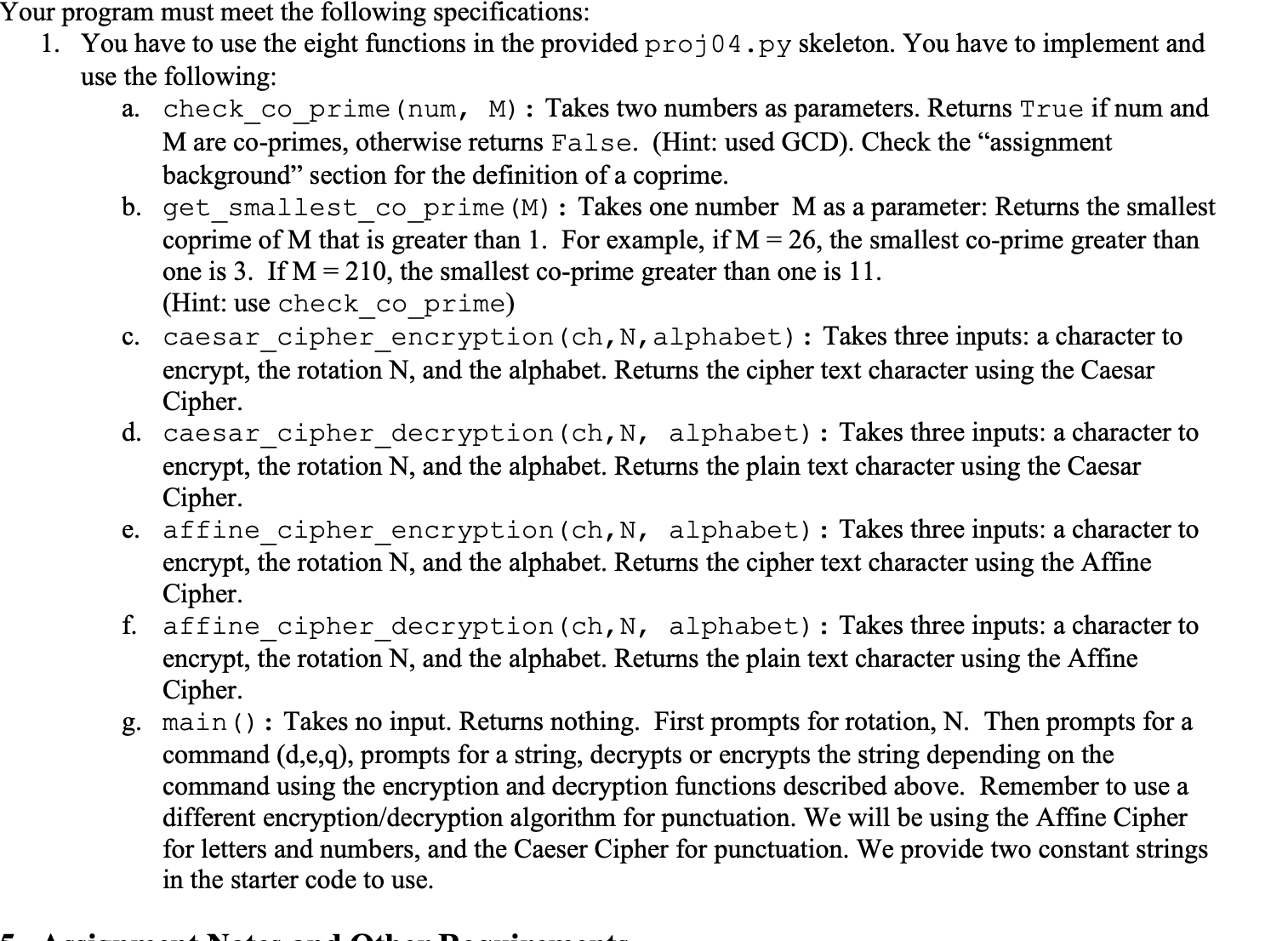 Solved Ir program must meet the following specifications: 1. | Chegg.com