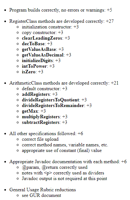 Solved I need help finishing my register class and help with | Chegg.com