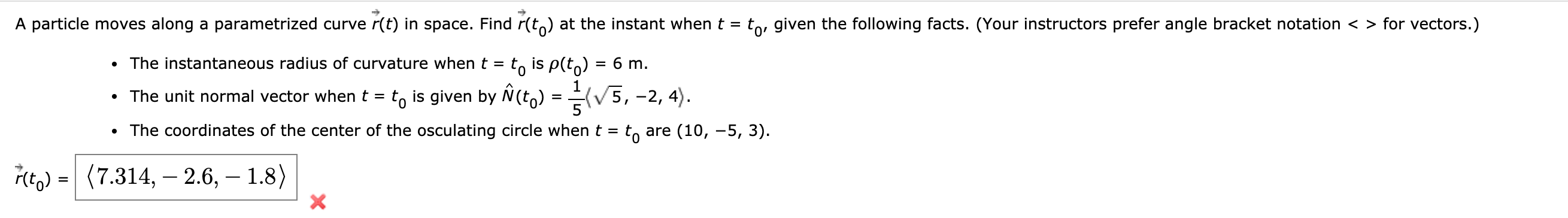 Solved A Particle Moves Along A Parametrized Curve R T In