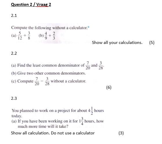 Solved Compute the following without a calculator." (a) | Chegg.com