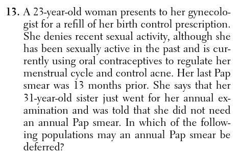 a 13. A 23-year-old woman presents to her gynecolo- | Chegg.com