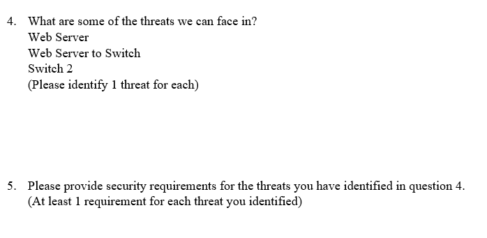 Solved Serve PT Log Server server-PT Database Server-PT Web | Chegg.com