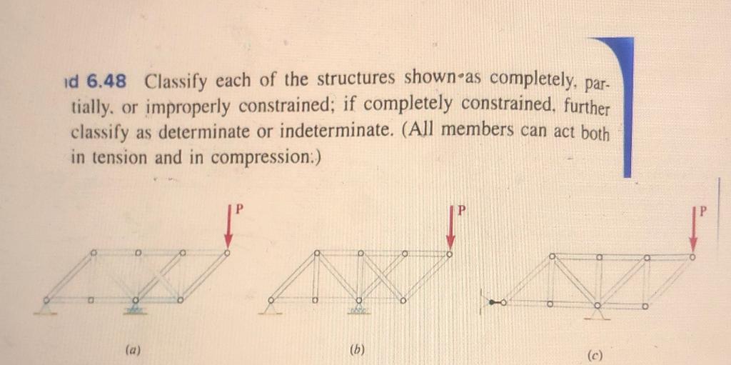 Solved Id 6.48 Classify each of the structures shown as | Chegg.com