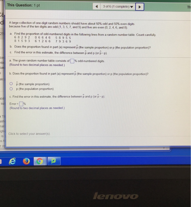 Solved This Question: 1 pt 3 of6 (1 complete) Th dl A large | Chegg.com