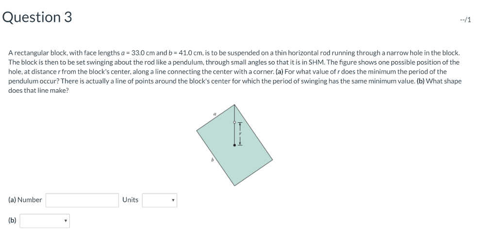 Solved Question3 A rectangular block, with face lengths | Chegg.com