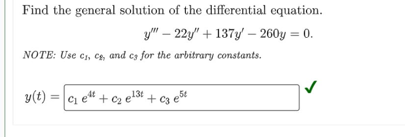 Solved Find the general solution of the differential | Chegg.com