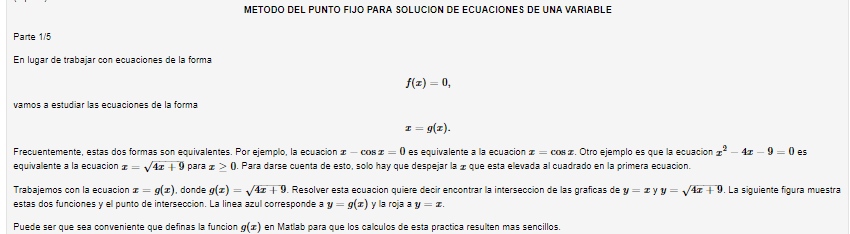 Solved FIXED POINT METHOD FOR SOLUTION OF EQUATIONS IN | Chegg.com