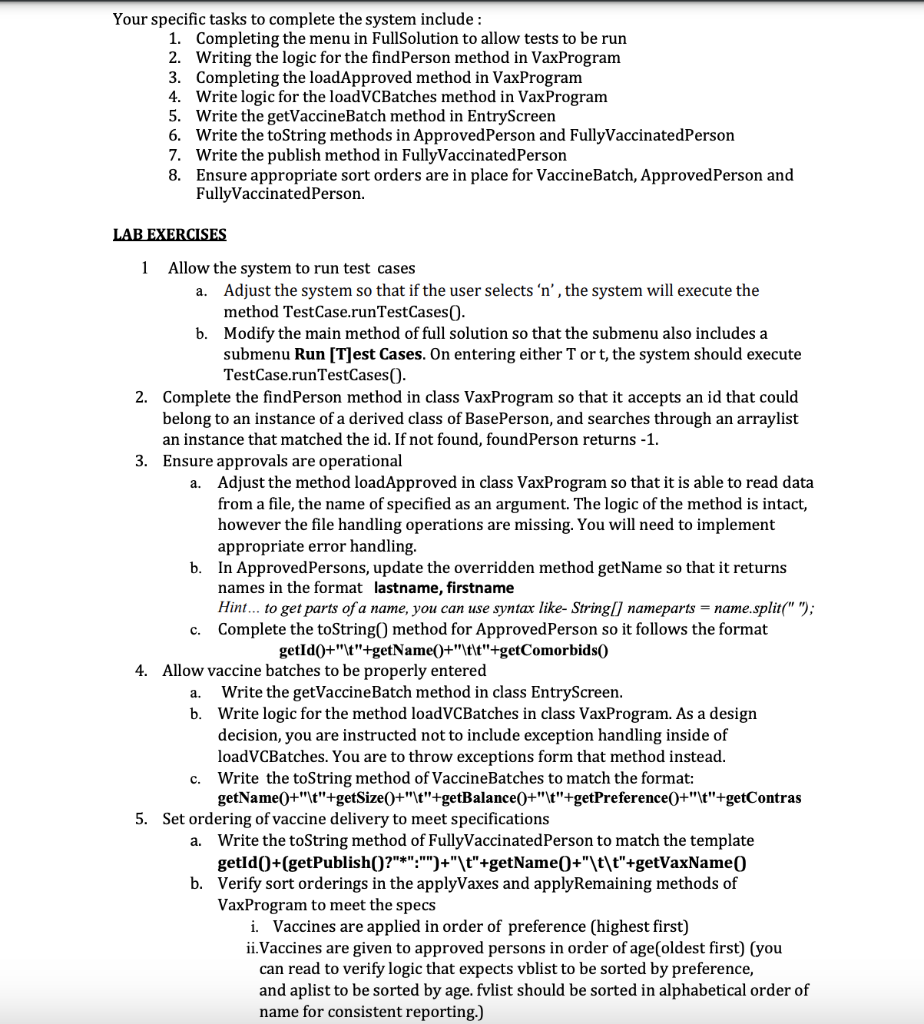 Solved THE PROBLEM Vaccination of the population is a vital | Chegg.com