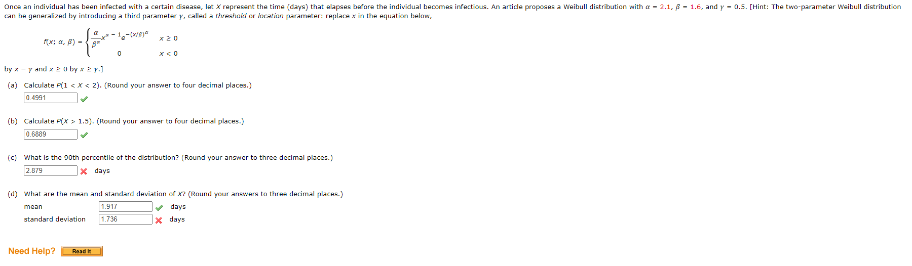 Solved can be generalized by introducing a third parameter | Chegg.com