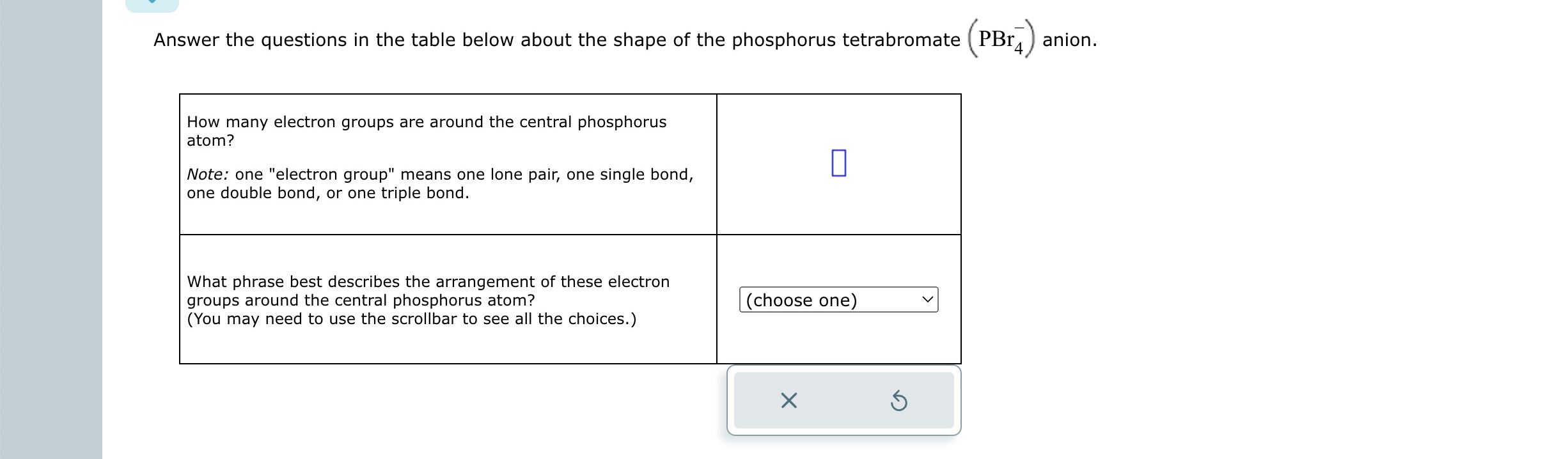 Solved Answer the questions in the table below about the | Chegg.com