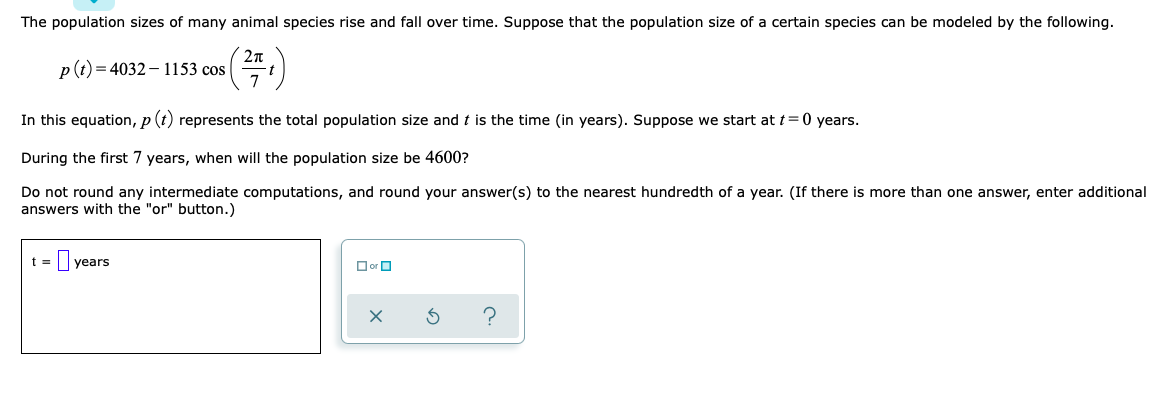 Solved The population sizes of many animal species rise and | Chegg.com