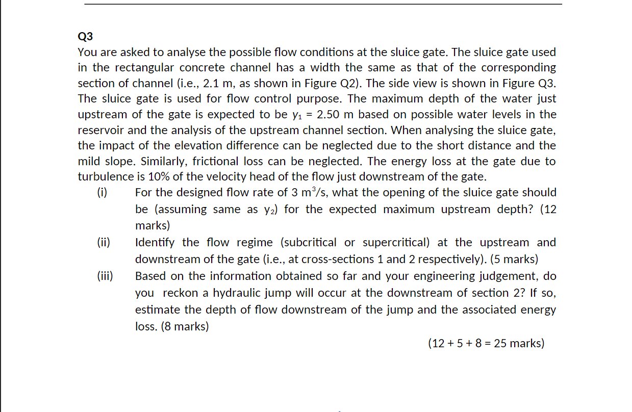 Solved Q3 You are asked to analyse the possible flow | Chegg.com