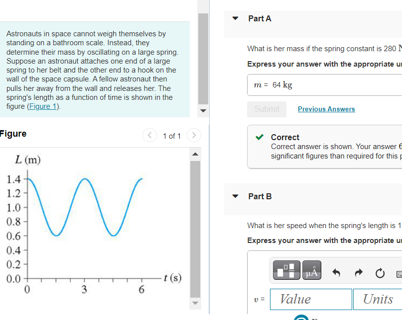 Solved Astronauts in space cannot weigh themselves by | Chegg.com