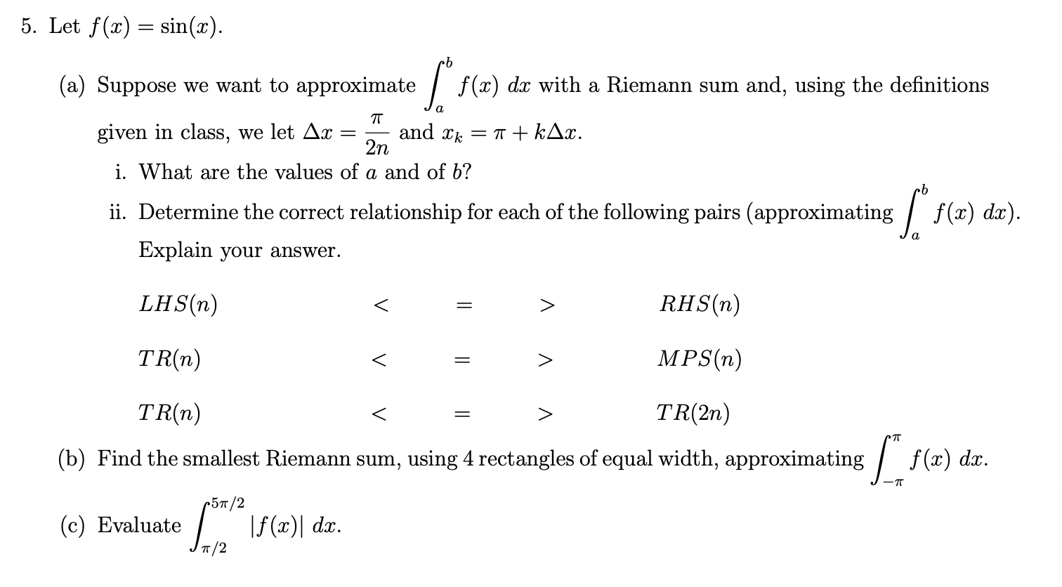 Let f(x)=sin(x) (a) Suppose we want to approximate | Chegg.com