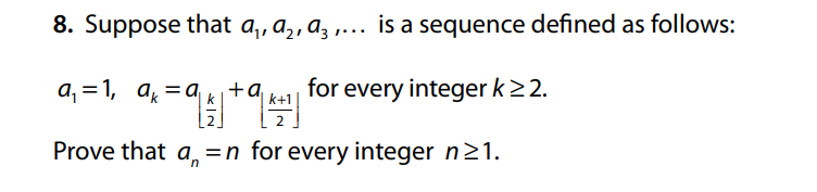 Solved 8. Suppose that a,,a,, az ... is a sequence defined | Chegg.com