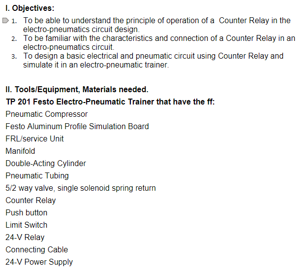 1. Objectives: 1. To be able to understand the | Chegg.com