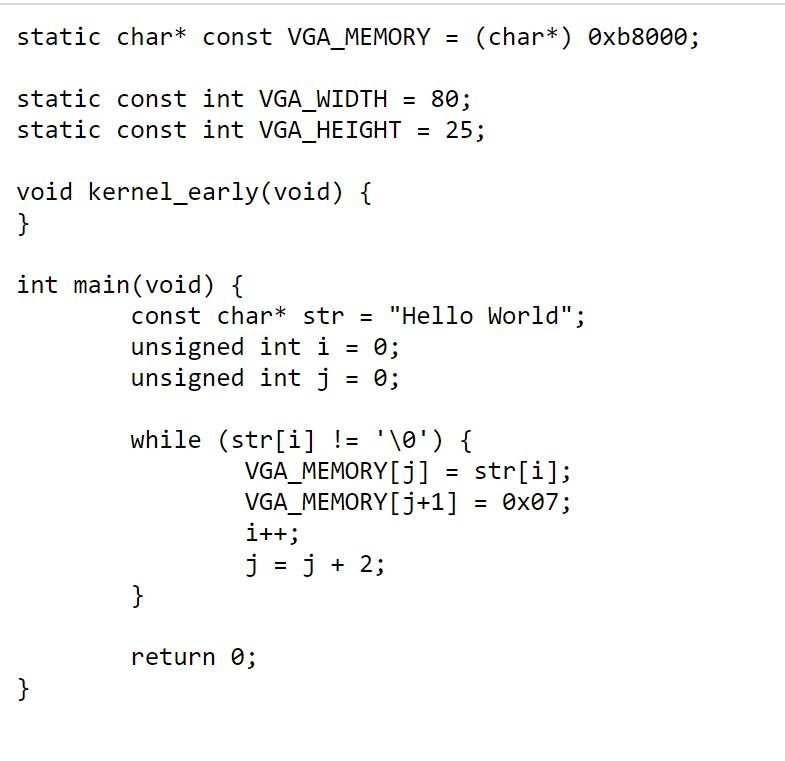 This assignment is for building an OS from scratch | Chegg.com