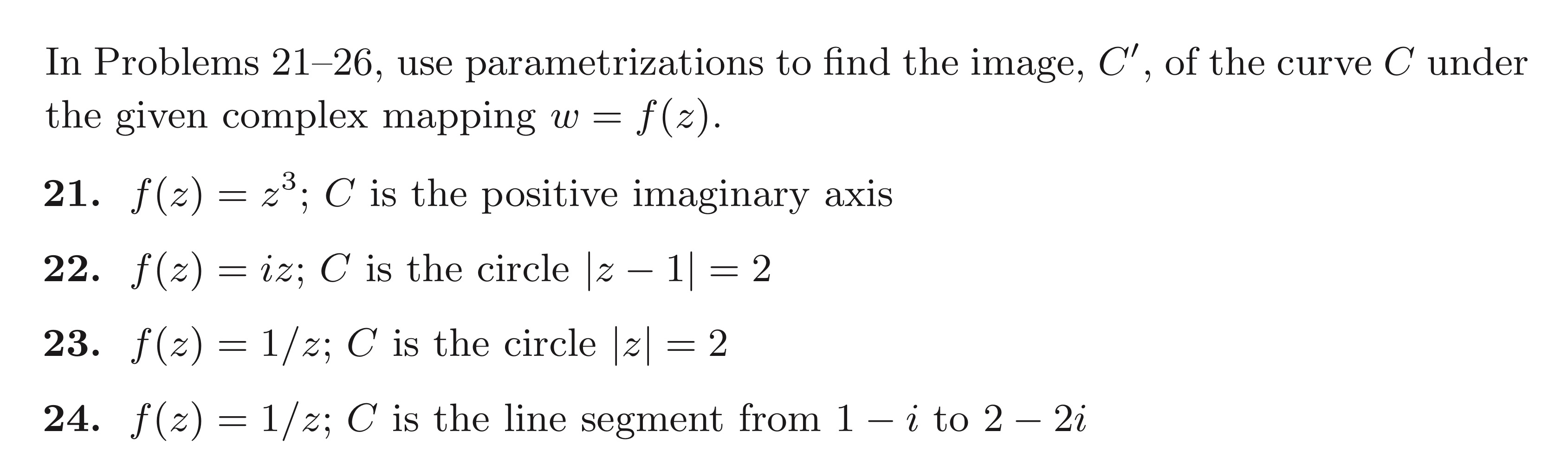 Solved Do only Q24 ﻿and draw graphsin Problems 21-26, ﻿use | Chegg.com