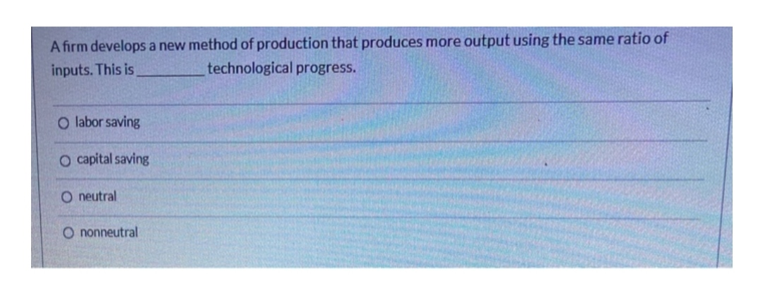 Solved A firm develops a new method of production that | Chegg.com