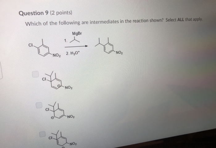 Solved Question 9 (2 points) Which of the following are | Chegg.com
