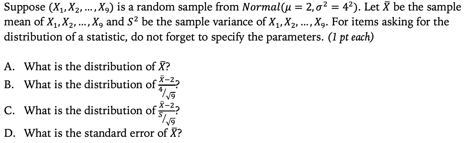 Solved Suppose (X1, X2, ...,X,) is a random sample from | Chegg.com