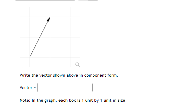 Solved Write the vector shown above in component form. | Chegg.com
