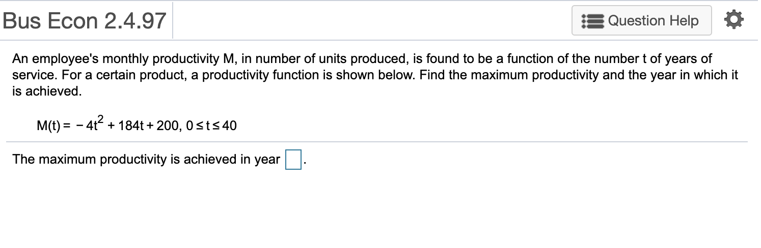 Solved Bus Econ 2497 Question Help An Employees Monthly 