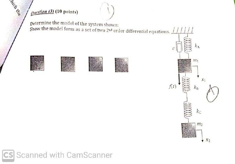 Solved hich the Question (3) (10 points) Determine the model | Chegg.com