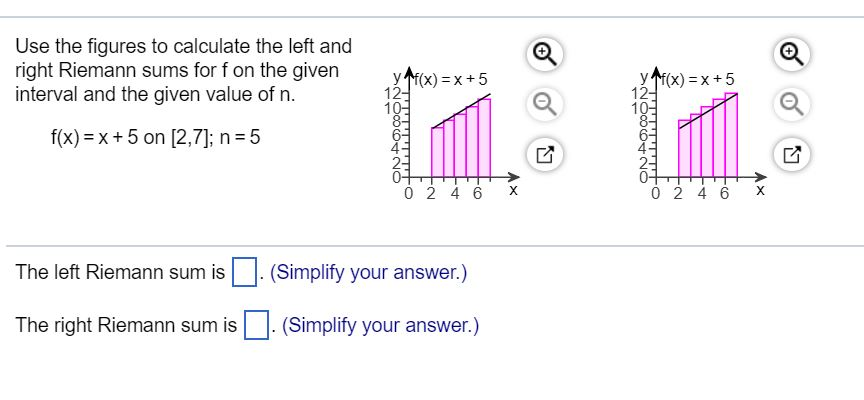 Solved Use the figures to calculate the left and right | Chegg.com