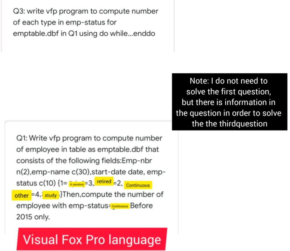 Solved Q3: write vfp program to compute number of each type | Chegg.com