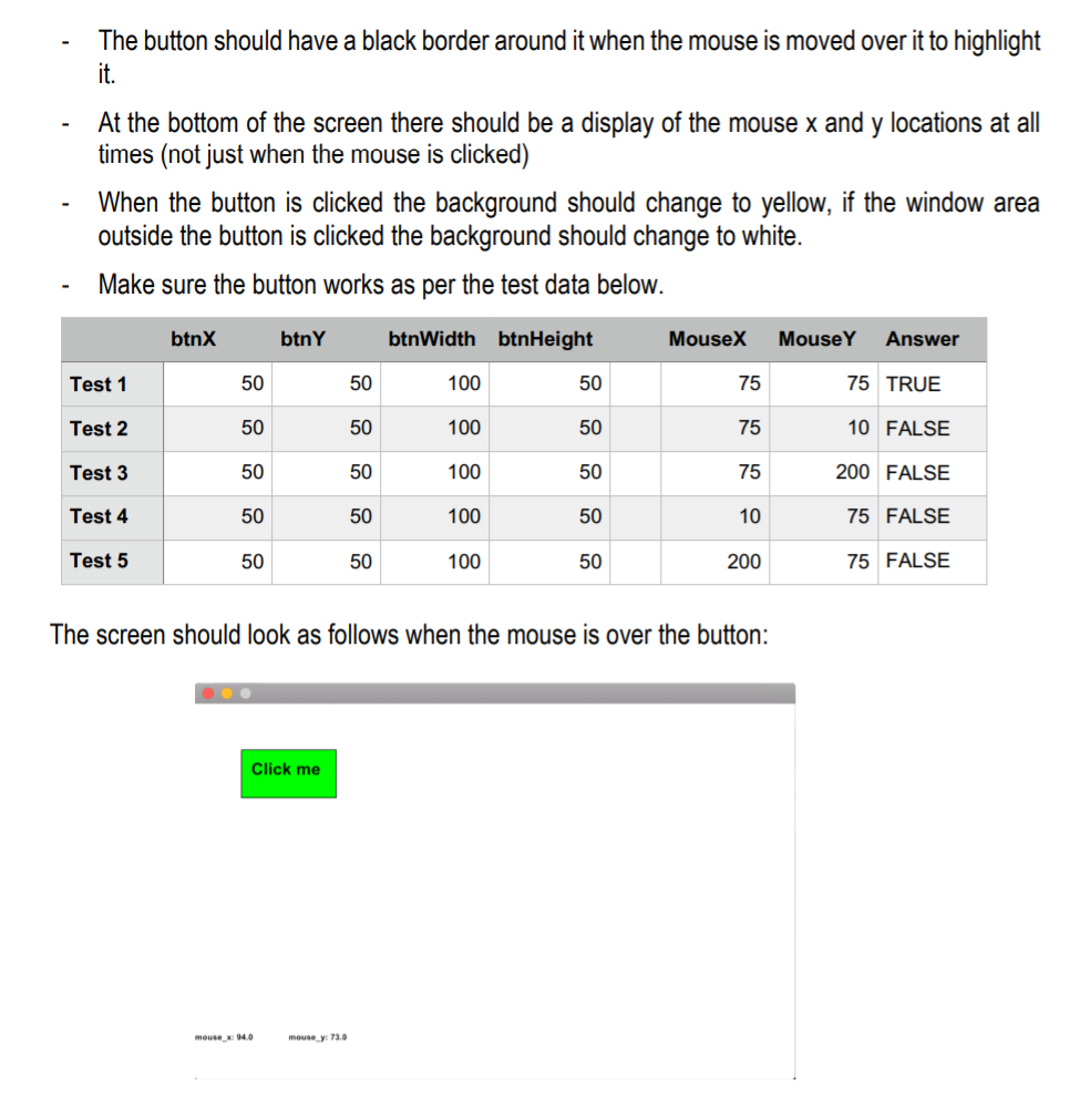 Solved Hover Button - PLEASE HELPPPP Correct button code and | Chegg.com