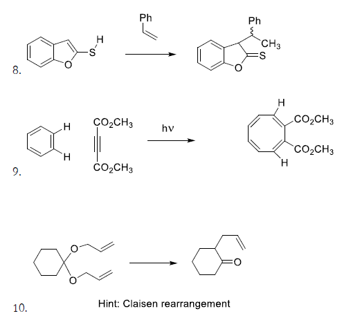 Solved Sigmatropic rearrangement Propose a mechanism for the | Chegg.com