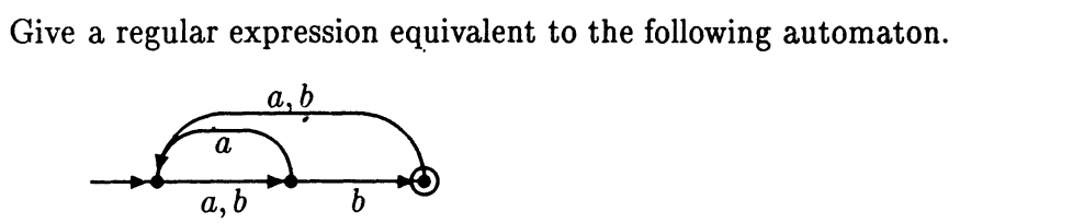 Solved Give a regular expression equivalent to the following | Chegg.com