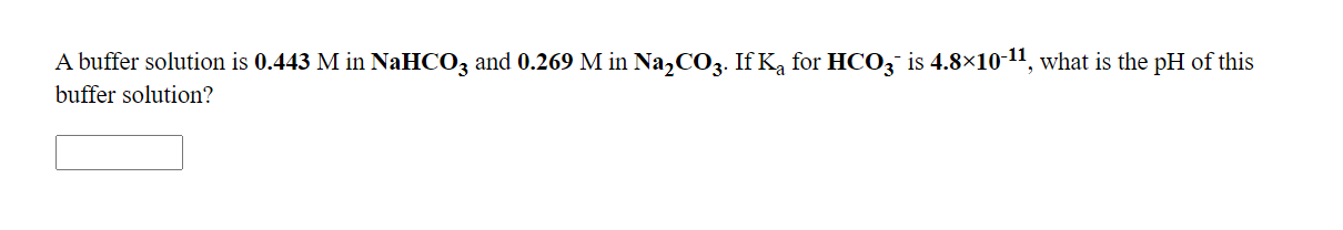 Solved A buffer solution is 0.483 M in H2CO3 and 0.323 M in | Chegg.com