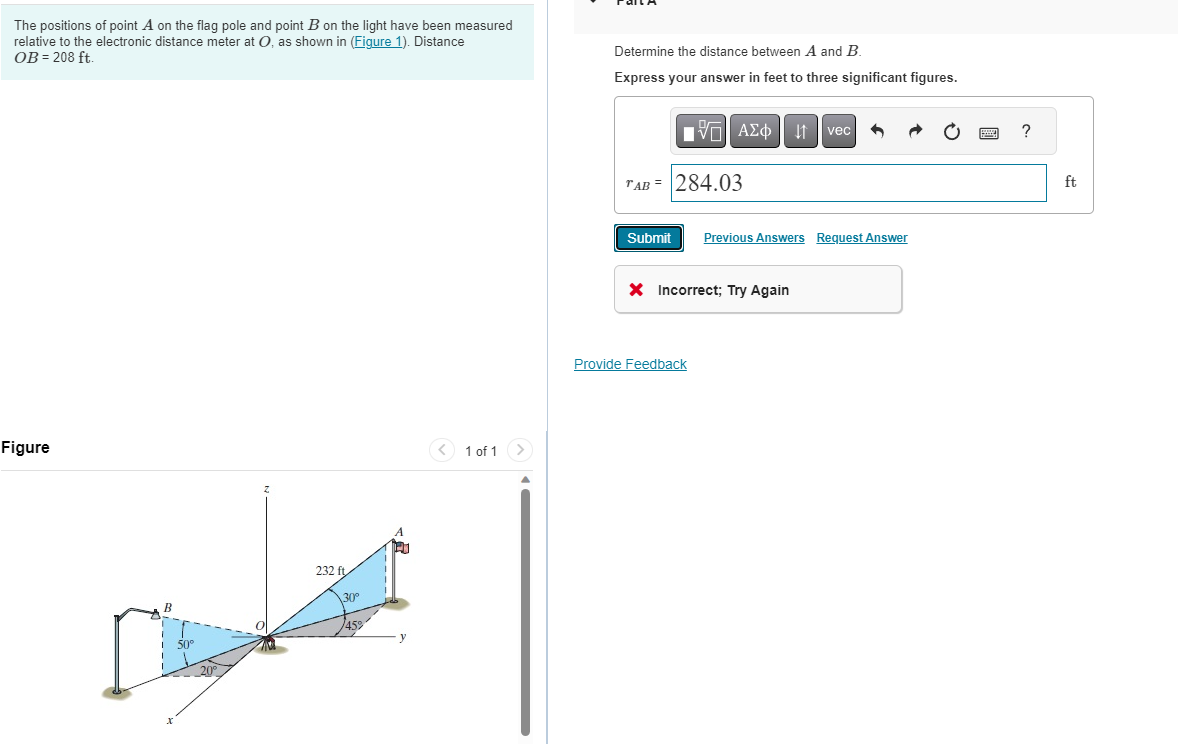 Solved The positions of point A on the flag pole and point B | Chegg.com