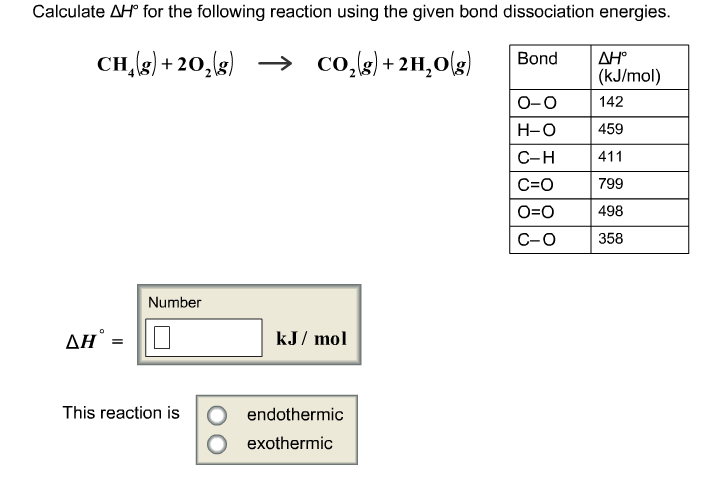 Calculate Delta H Degree For The Following Reaction ... | Chegg.com