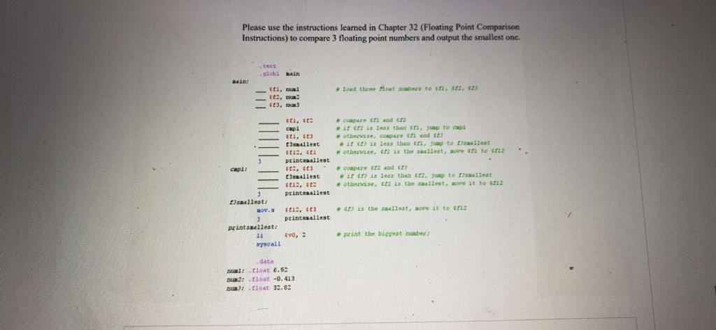 Solved Please use the instructions leamed in Chapter 32 | Chegg.com