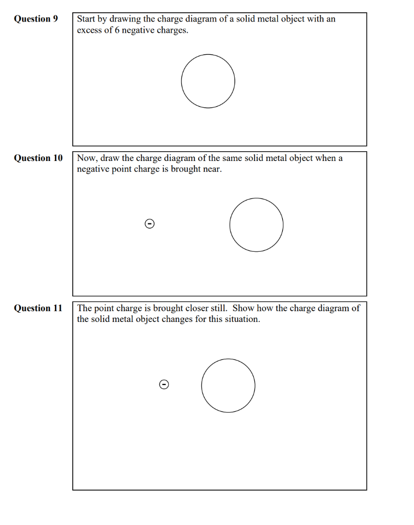 Solved Question 9 Start by drawing the charge diagram of a | Chegg.com