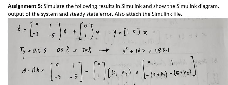Assignment 5: Simulate the following results in | Chegg.com