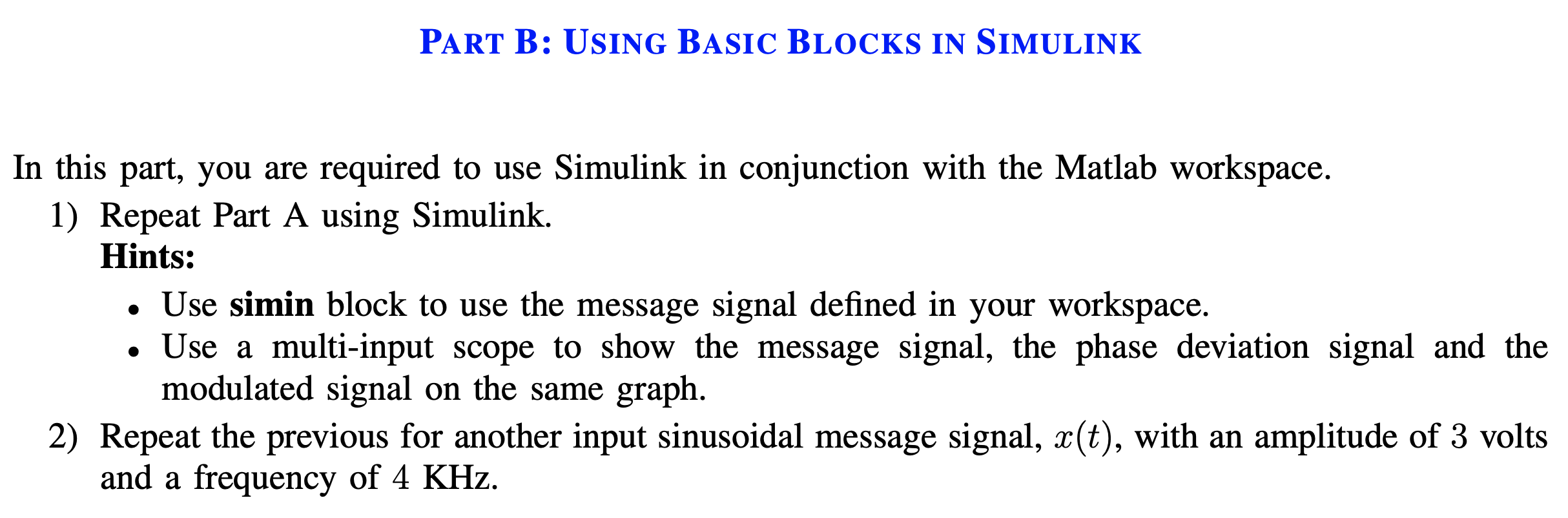 Solved 1) Generate the message signal m(t), shown in Fig. 1, | Chegg.com Solved 1) Generate the message signal m(t), shown in Fig. 1, | Chegg.com