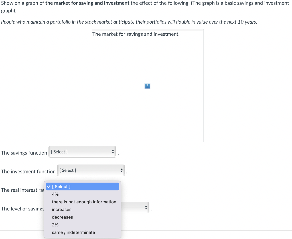 Real interest rate (percent per year)Show on a graph | Chegg.com